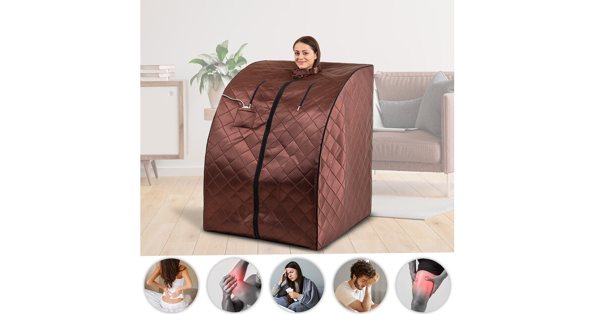 Przenośna sauna na podczerwień inSPORTline Mufera ∙ składana ...